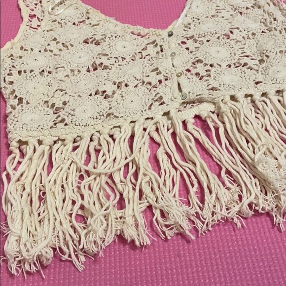 Zara | Tops | Zara Fringe Top | Poshmark